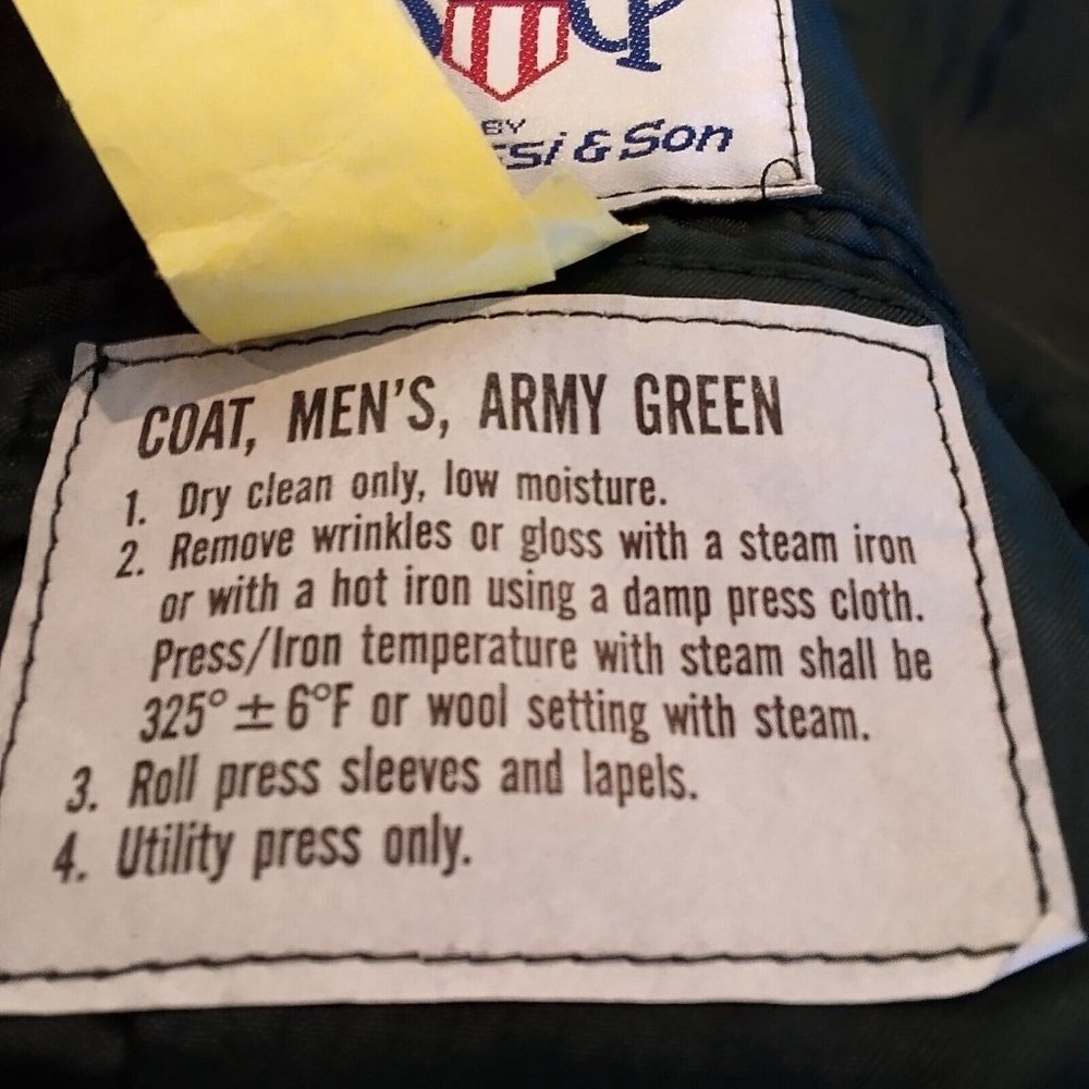 Us Army Dress Green Jacket 41r With Sgt & Combat Patc… - Gem